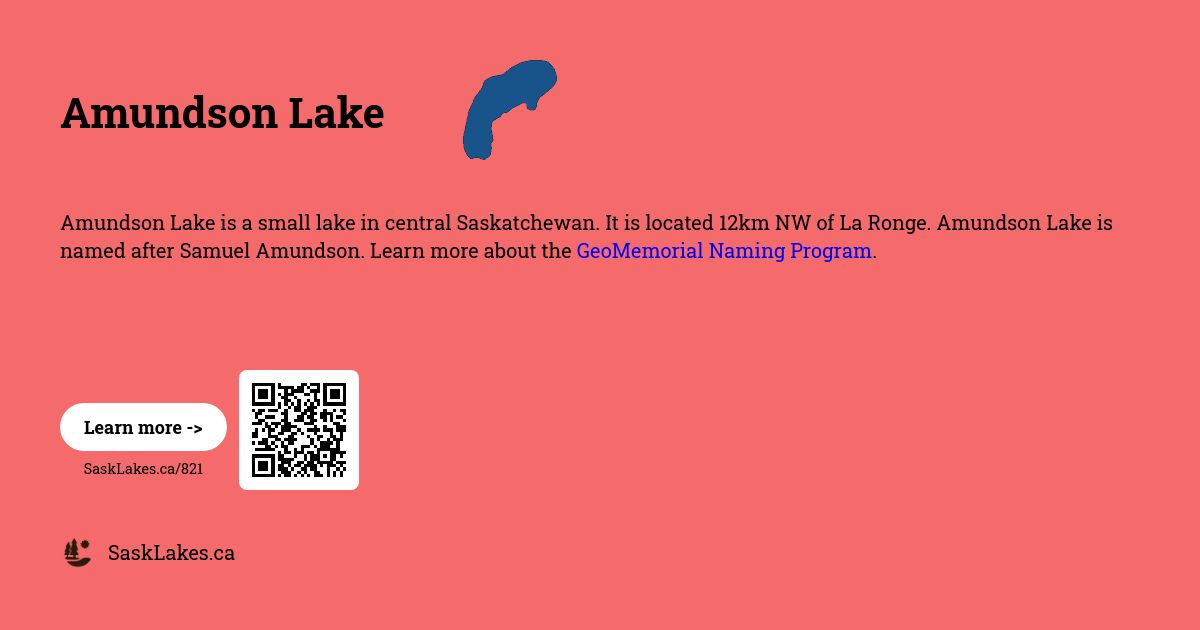 Amundson Lake - SaskLakes