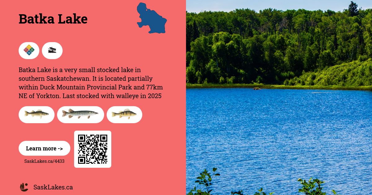 Batka Lake - SaskLakes
