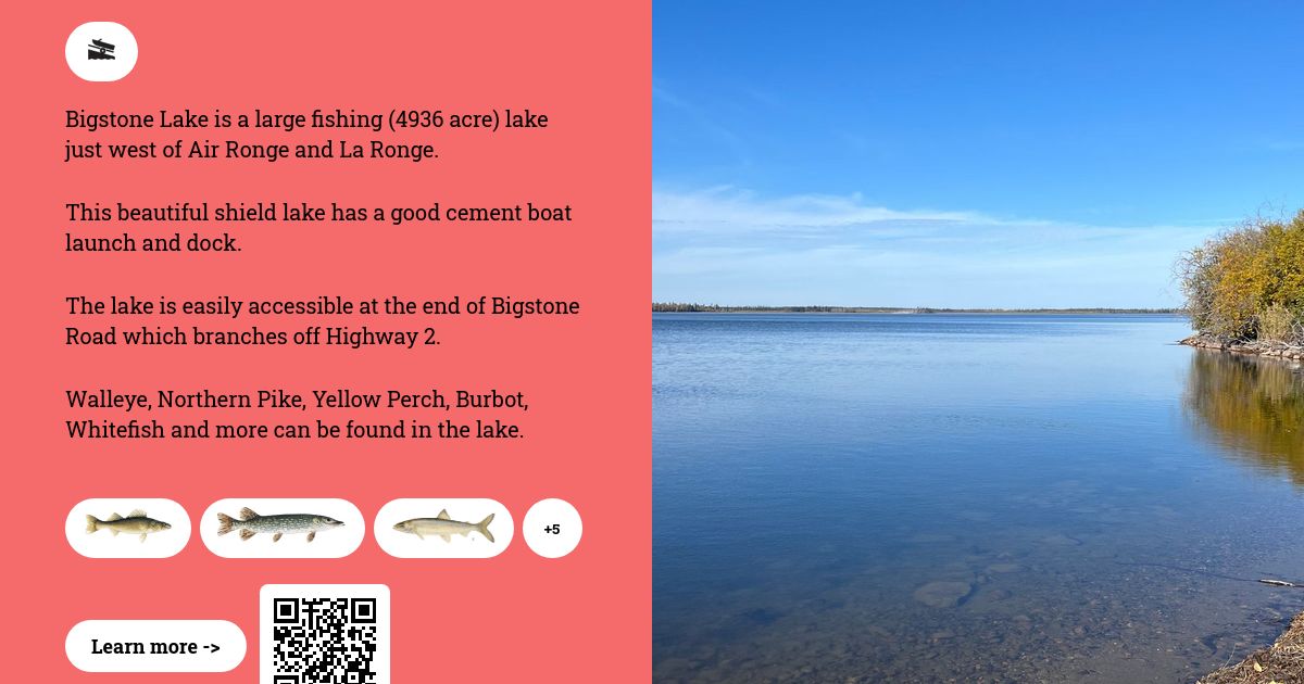 Bigstone Lake - SaskLakes