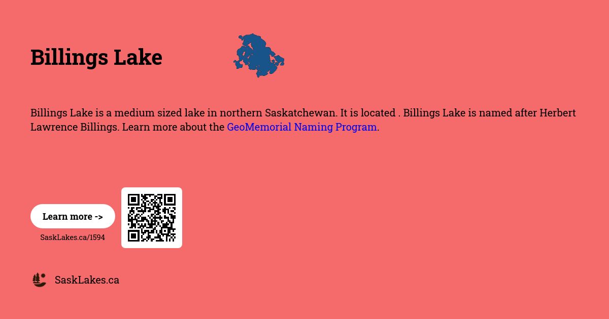 Billings Lake - SaskLakes