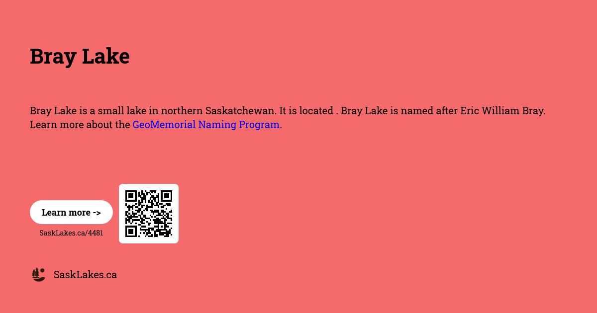Bray Lake - SaskLakes