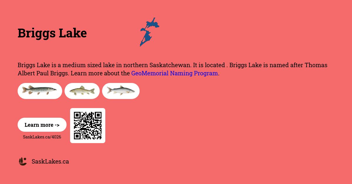 Briggs Lake - SaskLakes