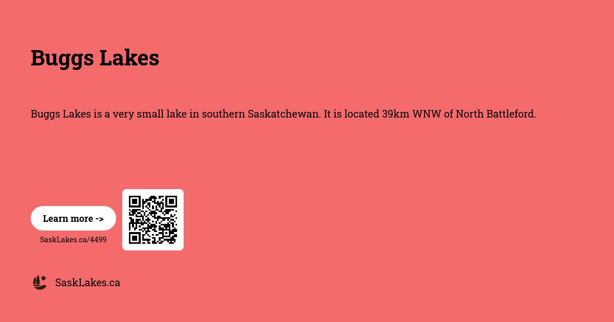 Buggs Lakes - SaskLakes