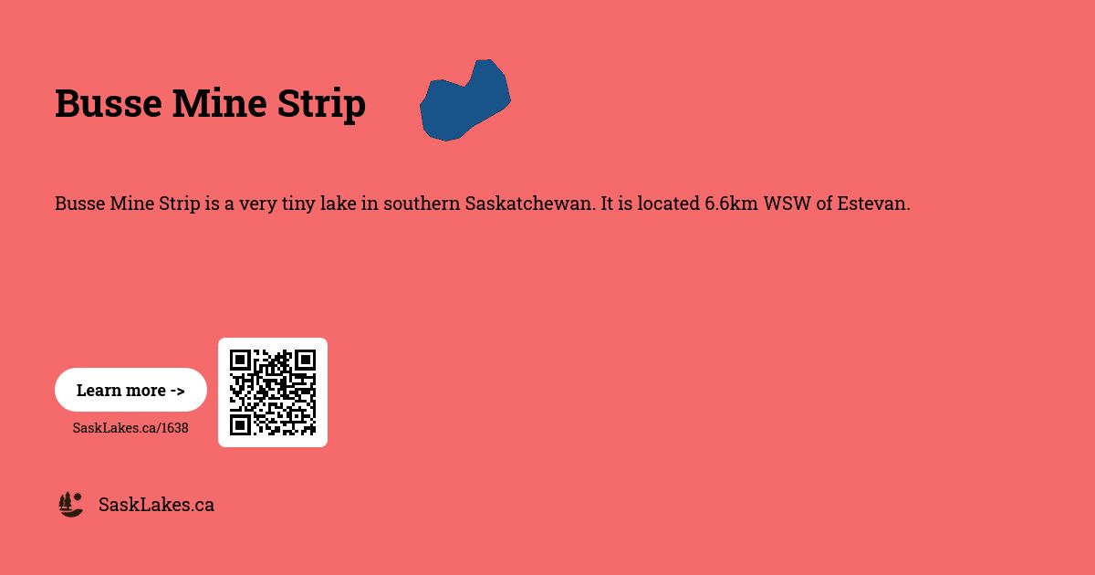 Busse Mine Strip - SaskLakes