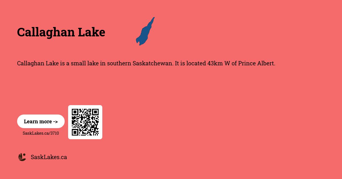 Callaghan Lake - SaskLakes