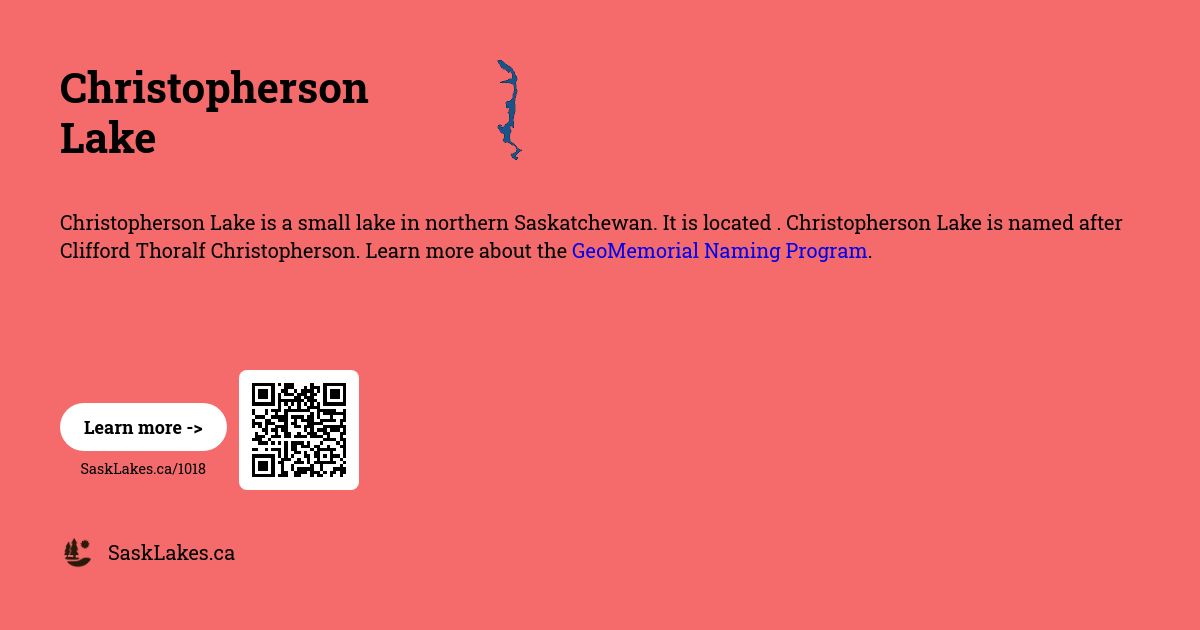Christopherson Lake - SaskLakes
