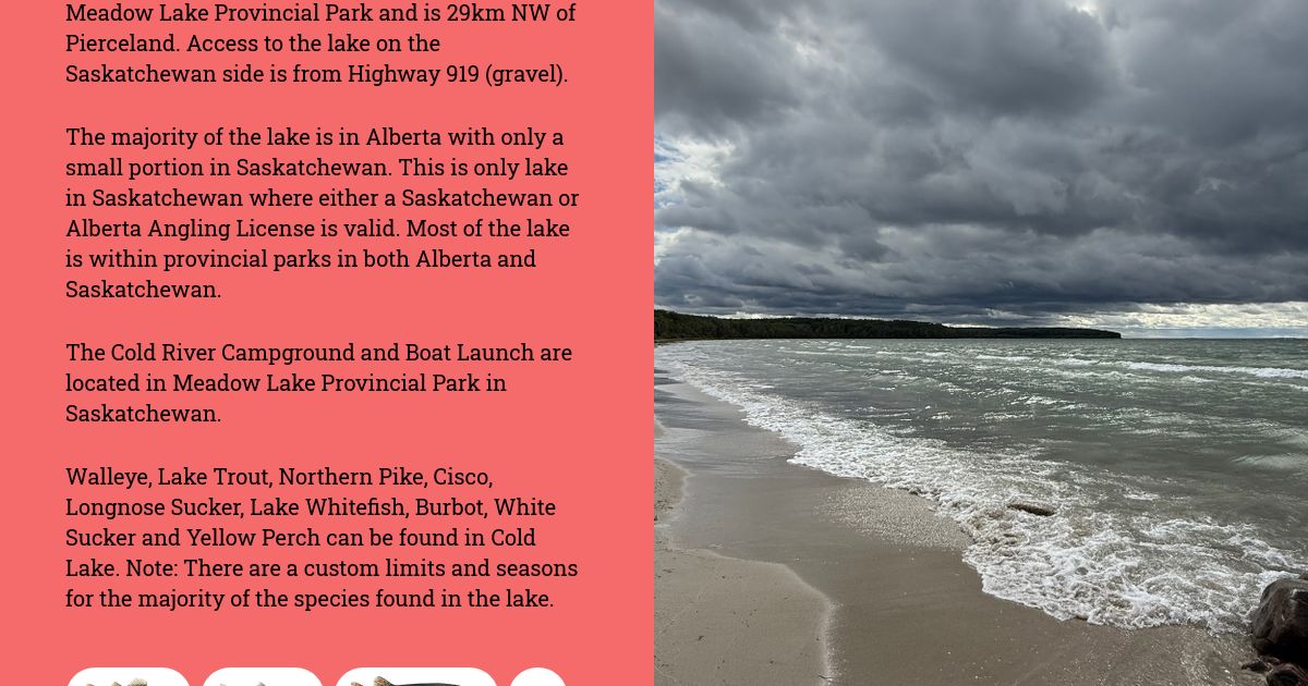 Cold Lake - SaskLakes