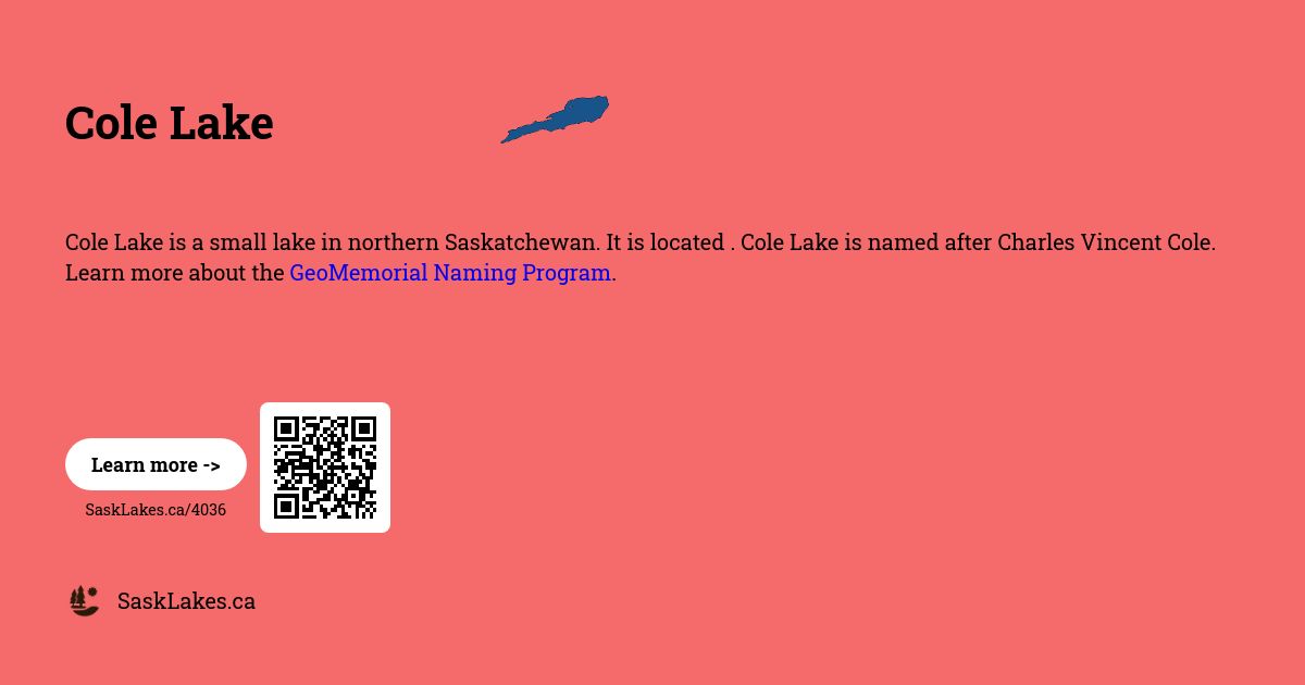 Cole Lake - SaskLakes