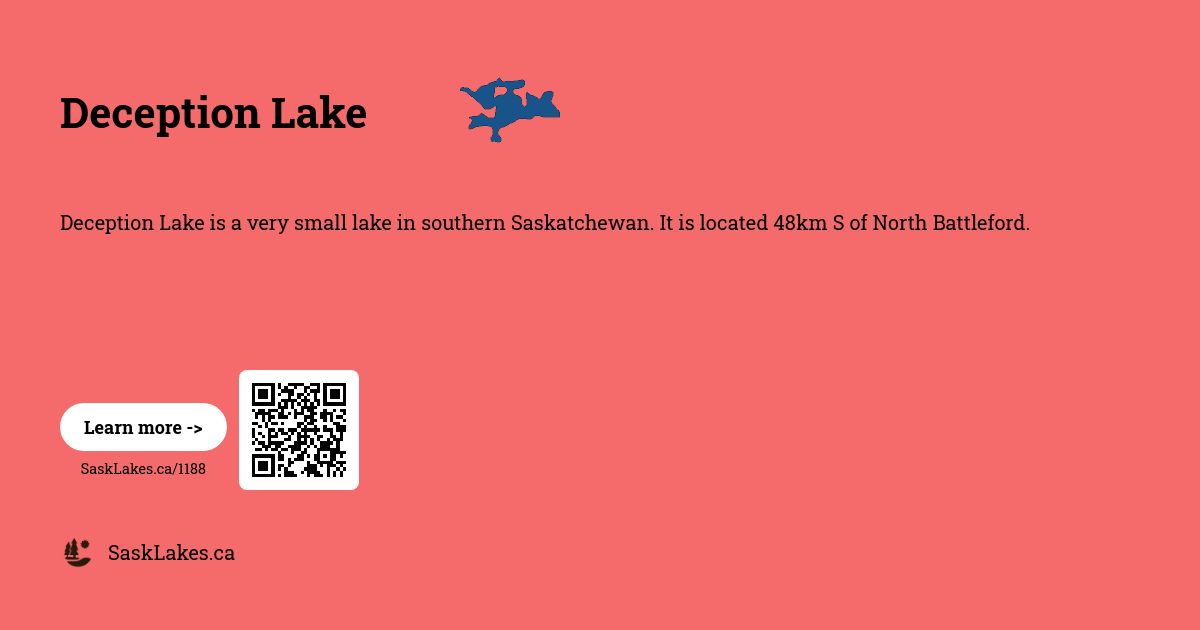 Deception Lake - SaskLakes