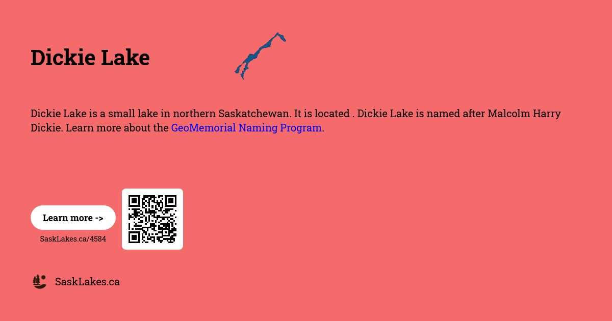 Dickie Lake - SaskLakes