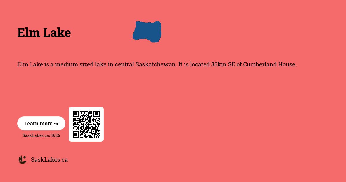 Elm Lake - SaskLakes
