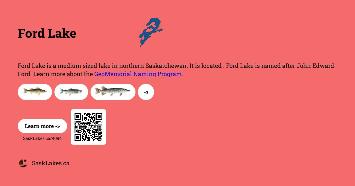 Ford Lake - SaskLakes