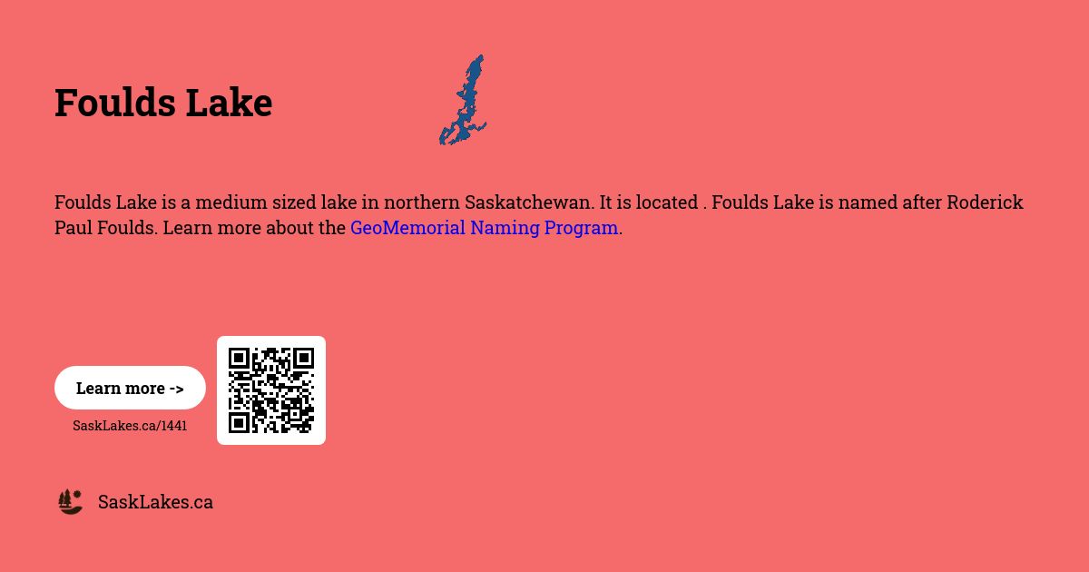 Foulds Lake - SaskLakes