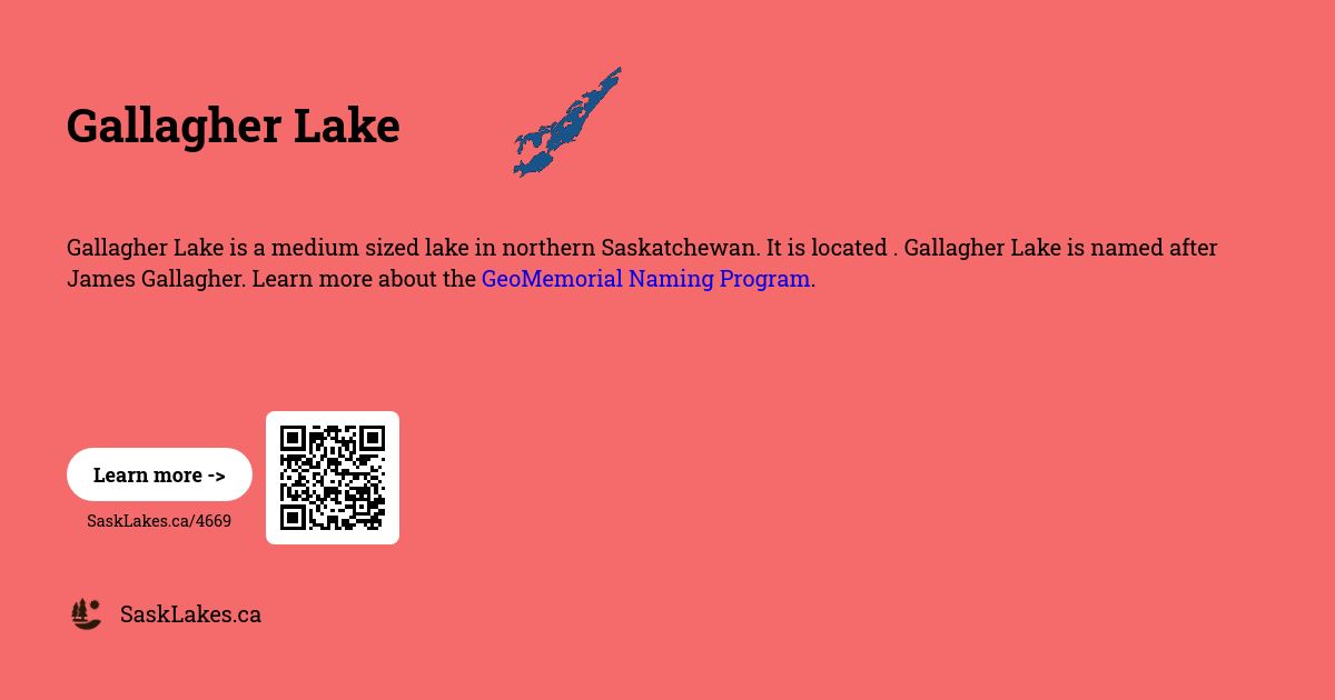Gallagher Lake - SaskLakes