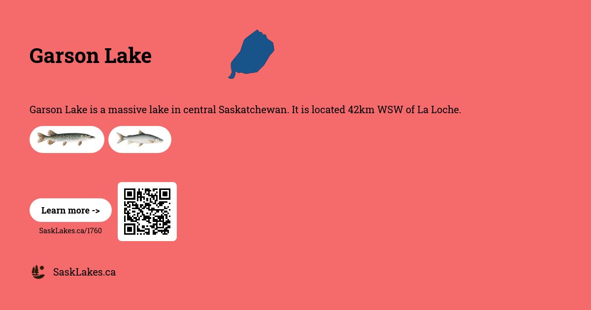 Garson Lake - SaskLakes