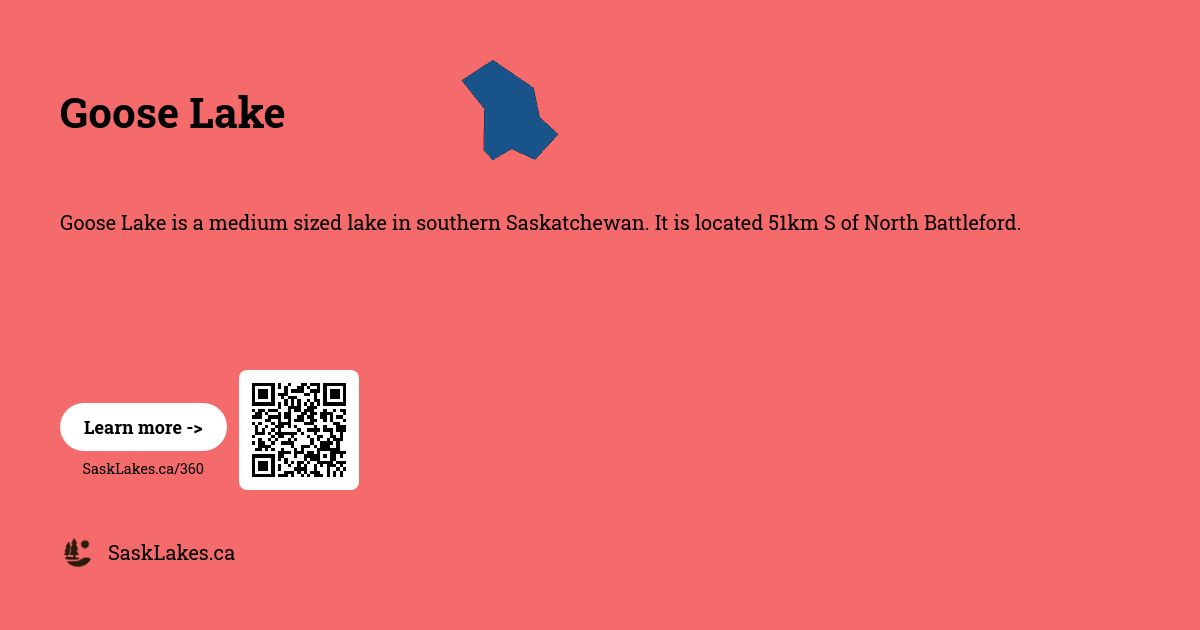 Goose Lake - SaskLakes