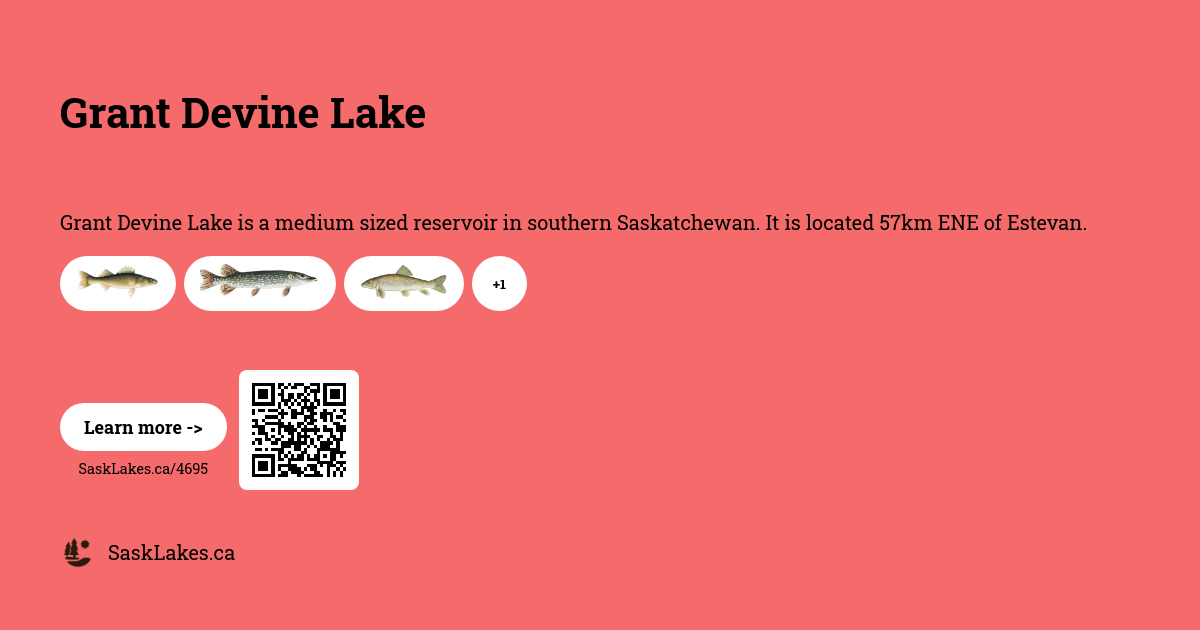 Grant Devine Lake - SaskLakes