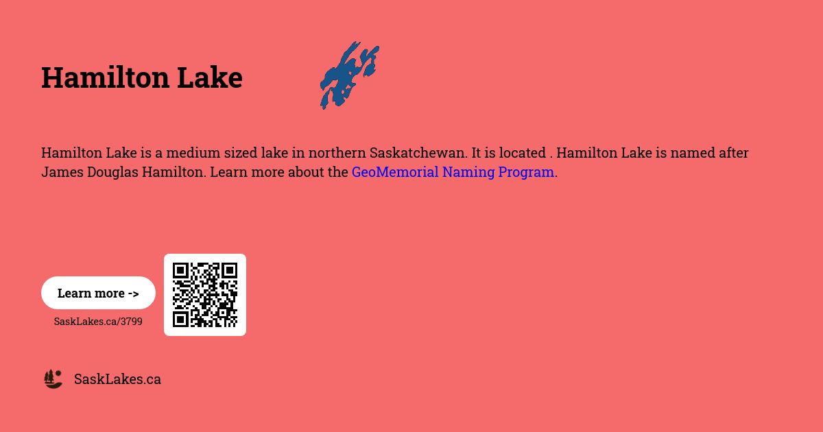 Hamilton Lake - SaskLakes
