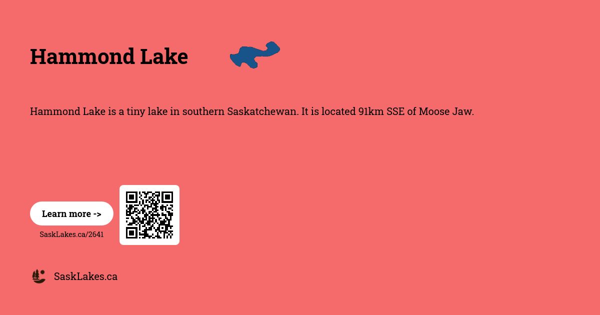 Hammond Lake - SaskLakes