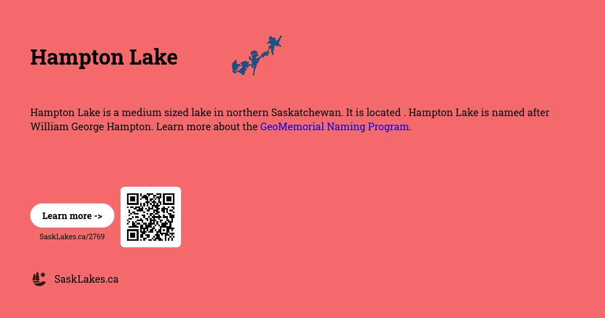 Hampton Lake - SaskLakes