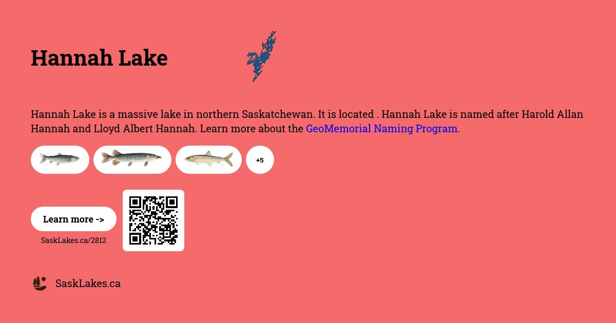 Hannah Lake - SaskLakes