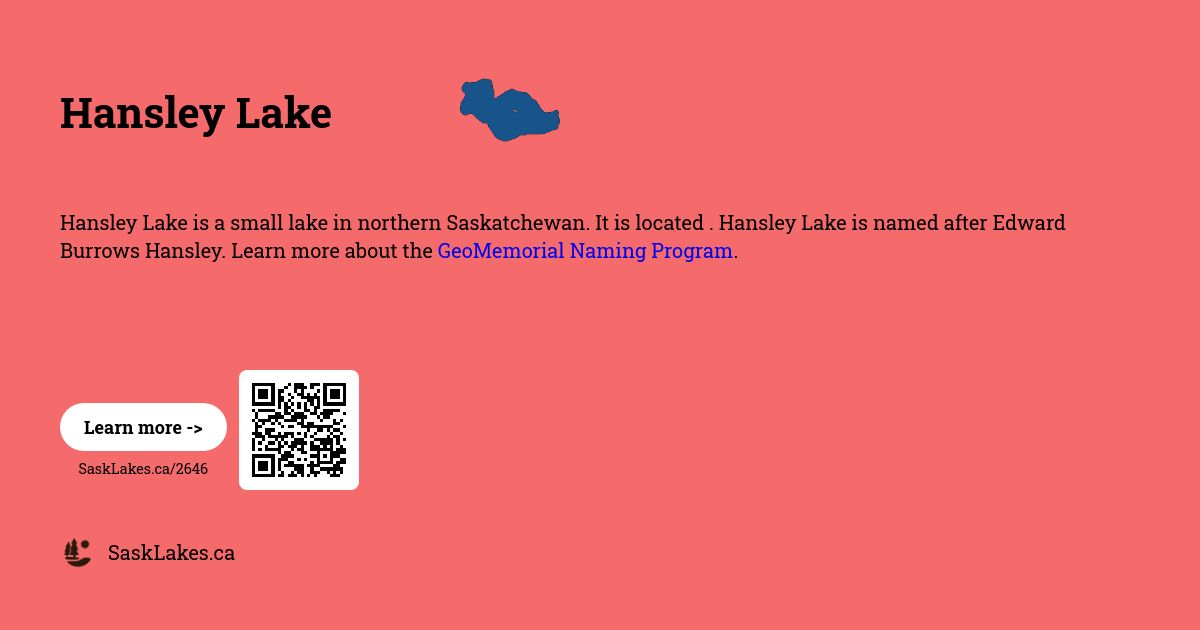 Hansley Lake - SaskLakes