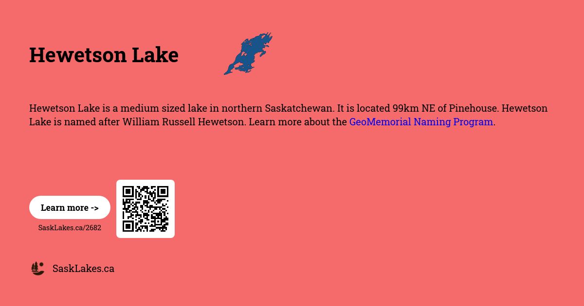 Hewetson Lake - SaskLakes