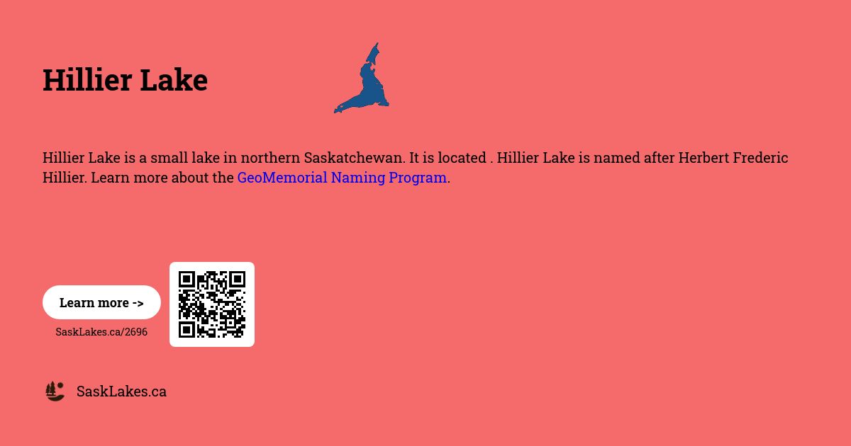 Hillier Lake - SaskLakes