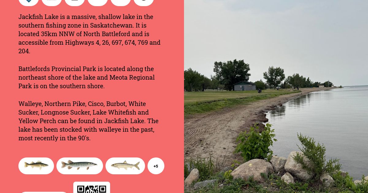 Jackfish Lake - SaskLakes