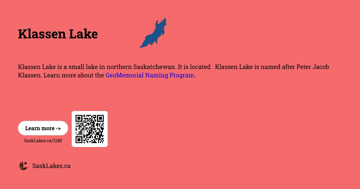 Klassen Lake - SaskLakes