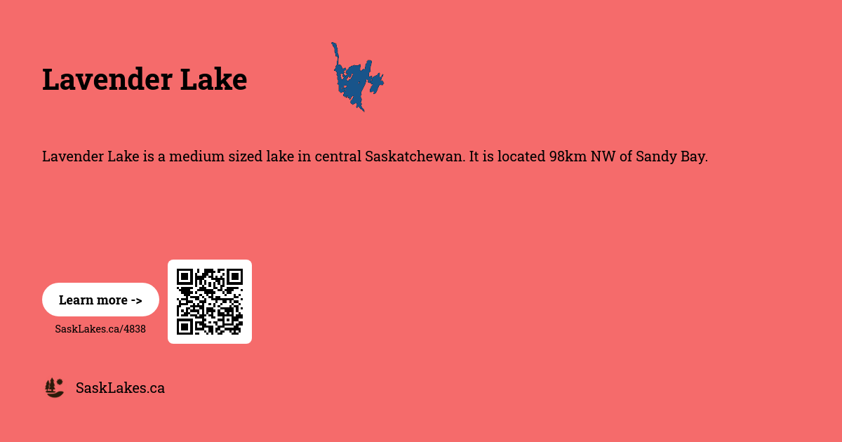 Lavender Lake - SaskLakes