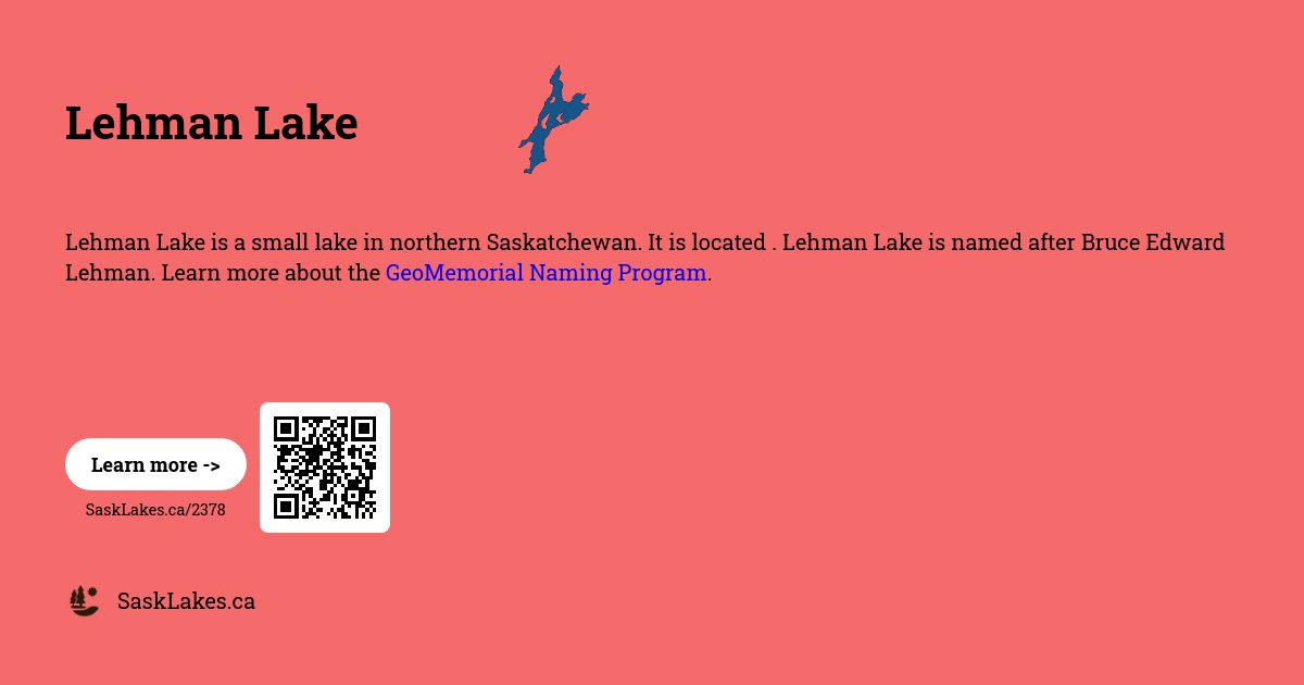 Lehman Lake - SaskLakes