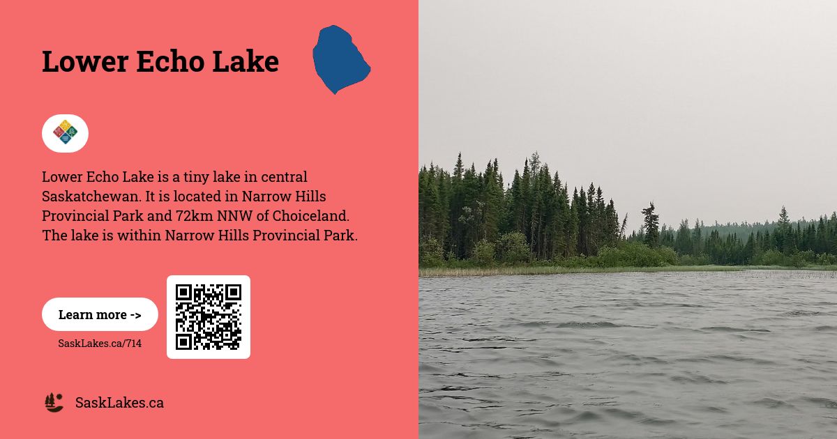 Lower Echo Lake - SaskLakes