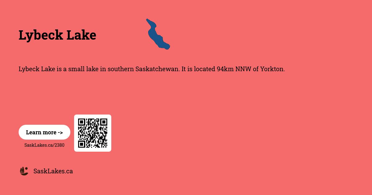 Lybeck Lake - SaskLakes