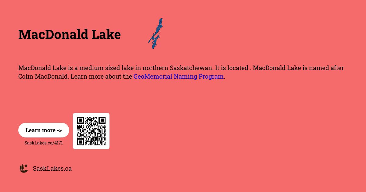 MacDonald Lake - SaskLakes