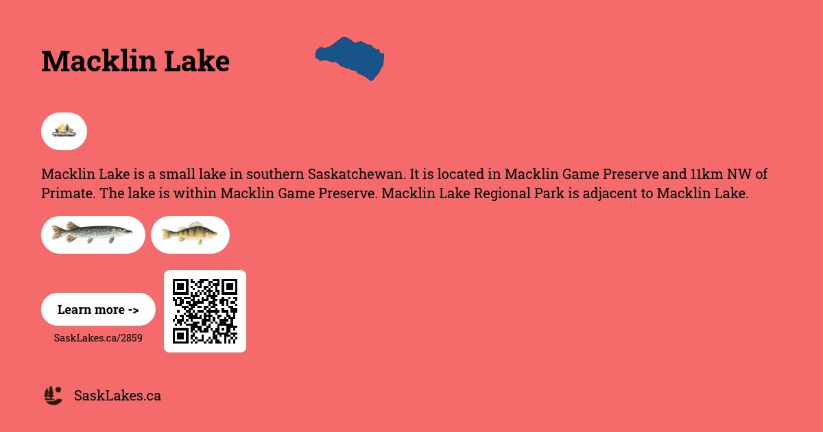 Macklin Lake - SaskLakes