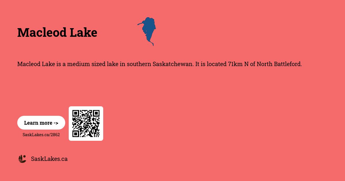 Macleod Lake - SaskLakes
