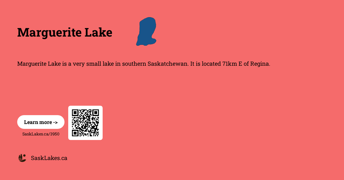 Marguerite Lake - SaskLakes