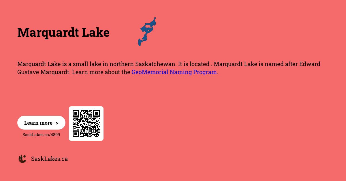 Marquardt Lake - SaskLakes