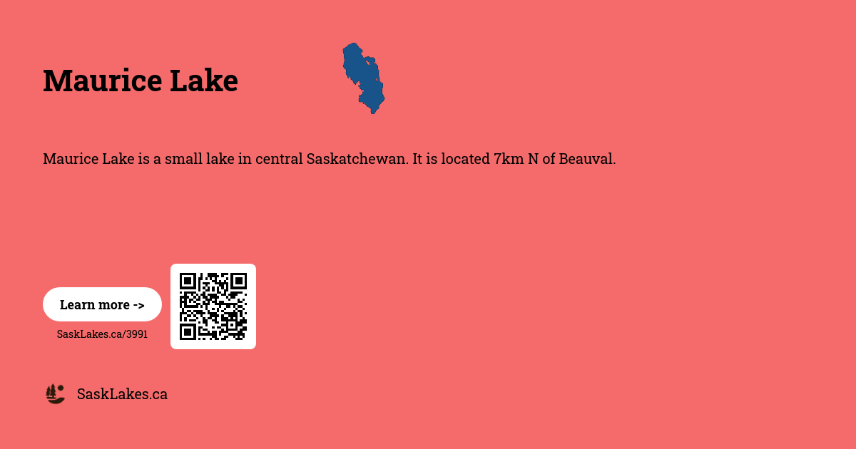 Maurice Lake - SaskLakes