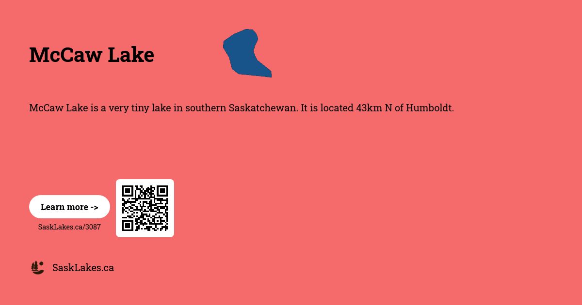 McCaw Lake - SaskLakes