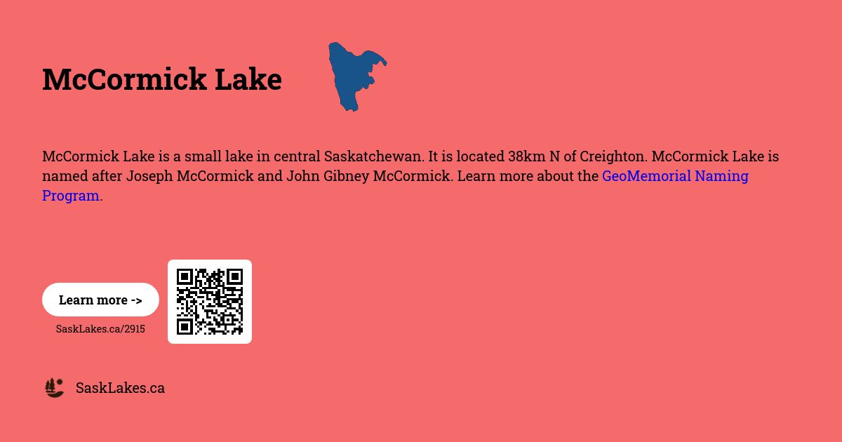 McCormick Lake - SaskLakes