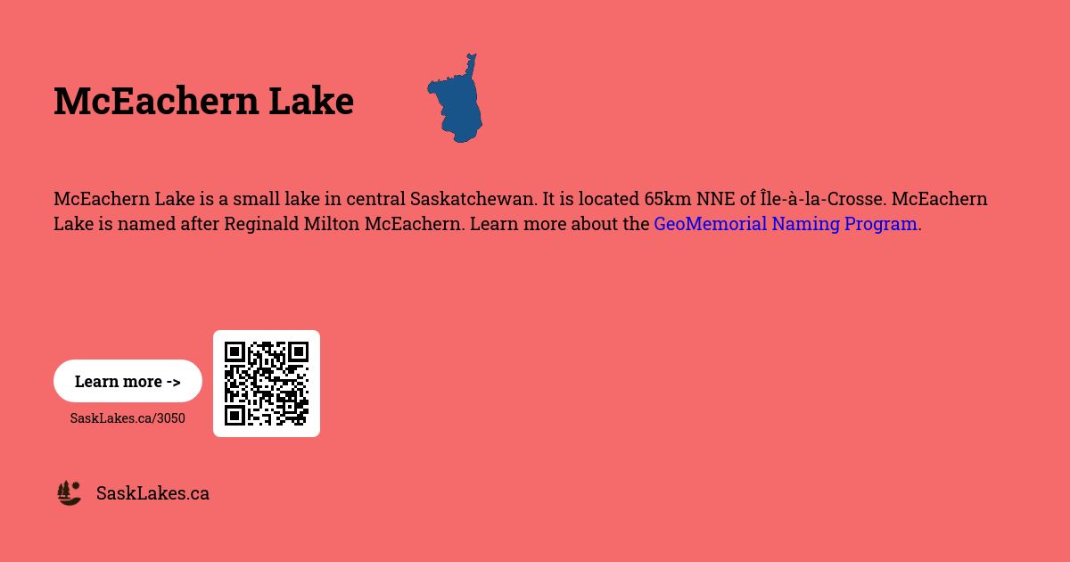 McEachern Lake - SaskLakes