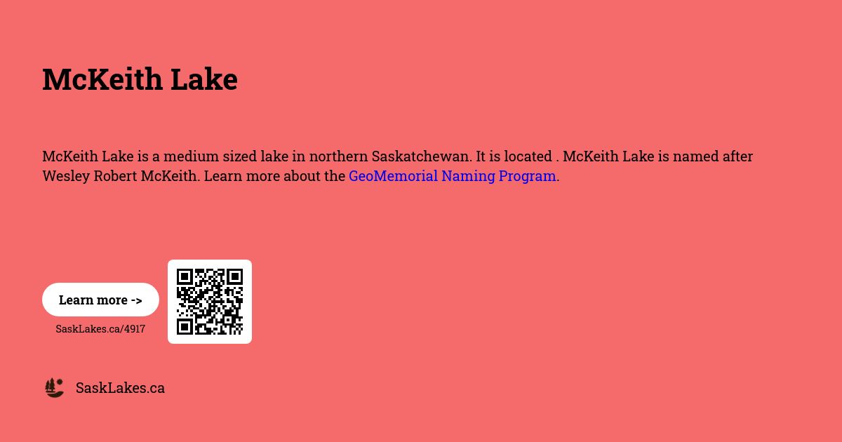 McKeith Lake - SaskLakes