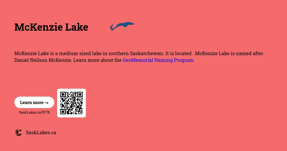 McKenzie Lake - SaskLakes