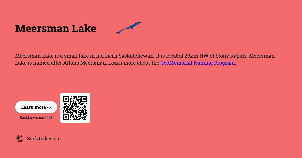 Meersman Lake - SaskLakes