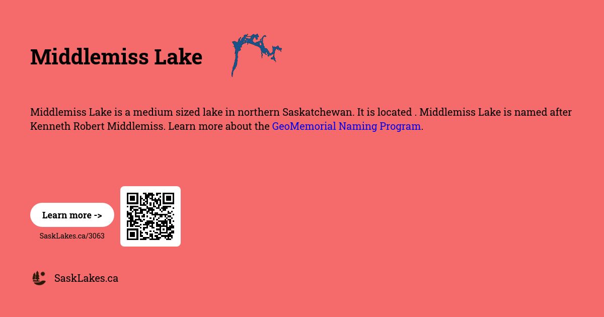 Middlemiss Lake - SaskLakes