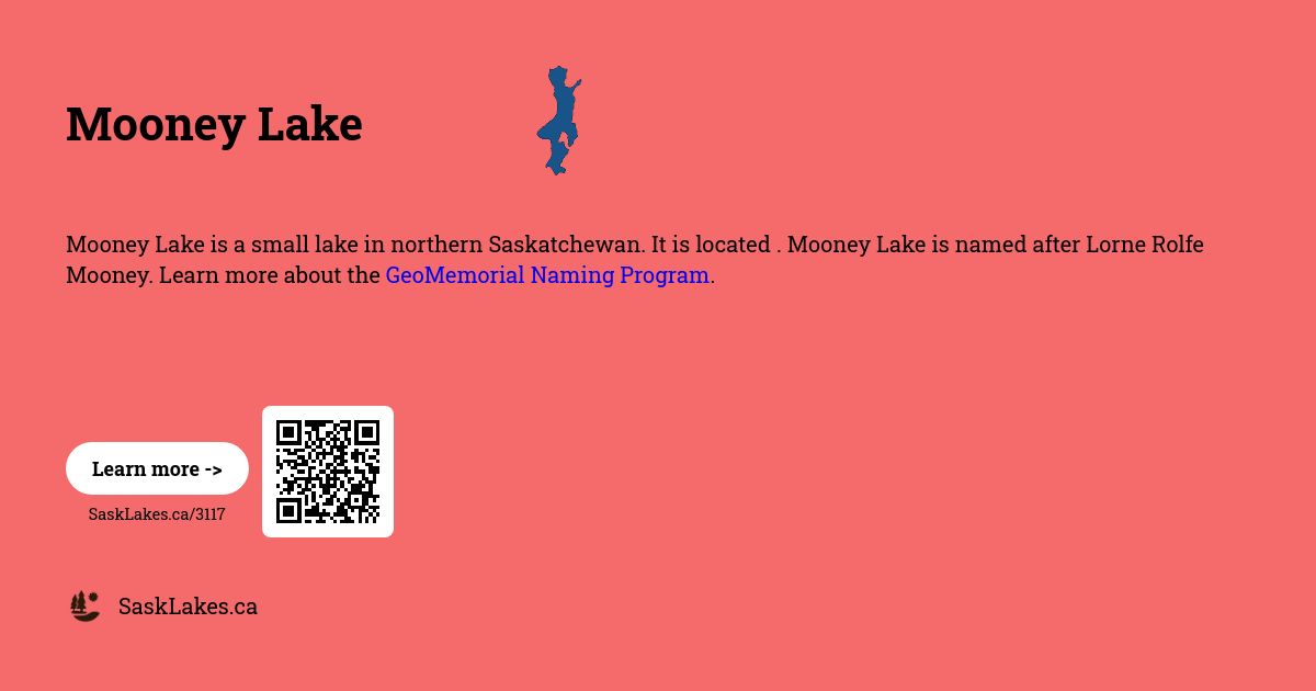 Mooney Lake - SaskLakes