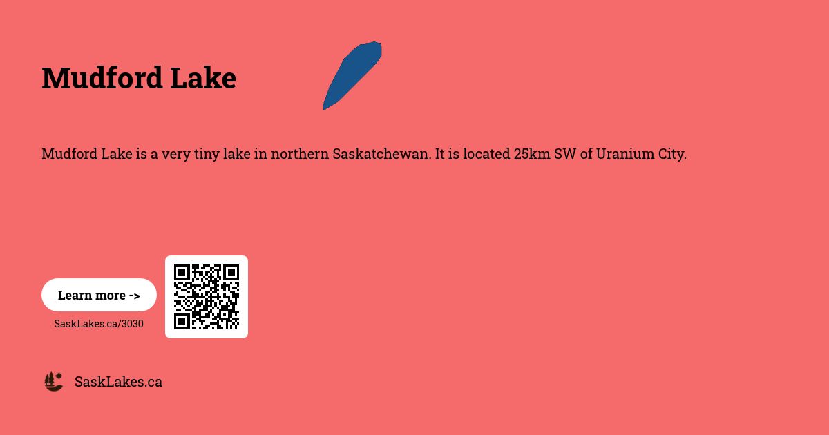 Mudford Lake - SaskLakes