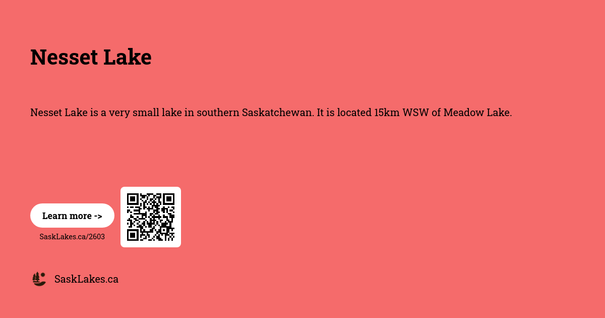 Nesset Lake - SaskLakes